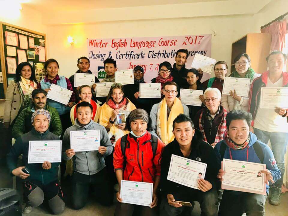 English Language Course for Trekking Guides